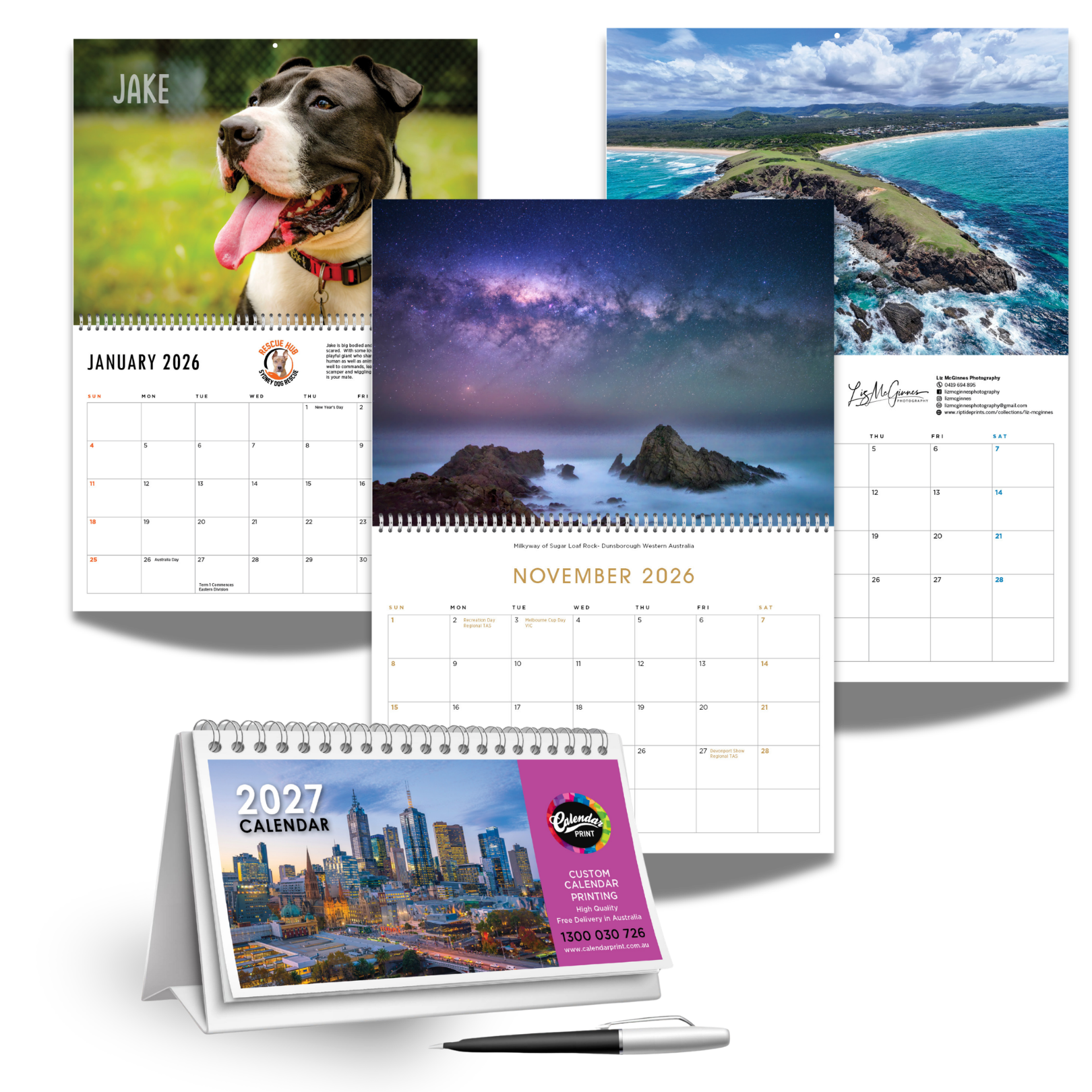 Custom Calendar Printing Australia | Bulk Calendars | CalendarPrint